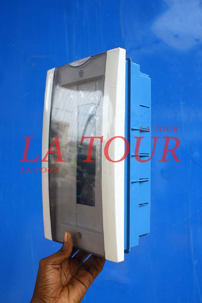 COFFRET ELECTRIQUE ENCASTRE 13 MODULES (2713/EF) INGELEC BLEU FUMÉE