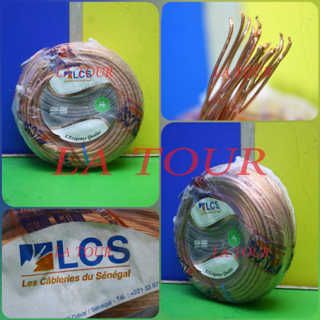 CABLE DE TERRE 29MM² CUIVRE NU PUR LCS SENEGAL (100 YARDS)