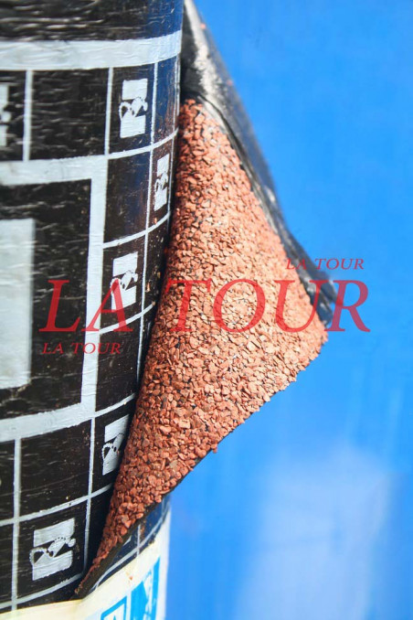 MEMBRANE BITUMINEUSE 3,00MM (1x10)ML A GRAIN HYRENE ECOBIT ROUGE