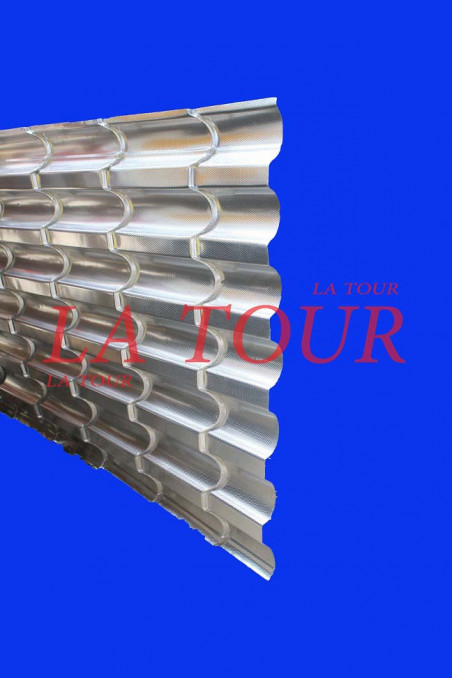 BAC ALU GRANDE ONDULATION GRANULE 7 ONDES COPPO 06,00x1,10ML VERT