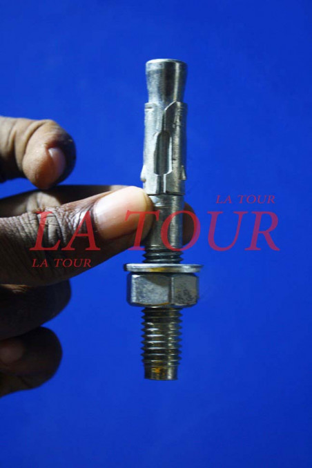 CHEVILLE MÉTALLIQUE M12 Ø 20 (M12 x 90) CHROME