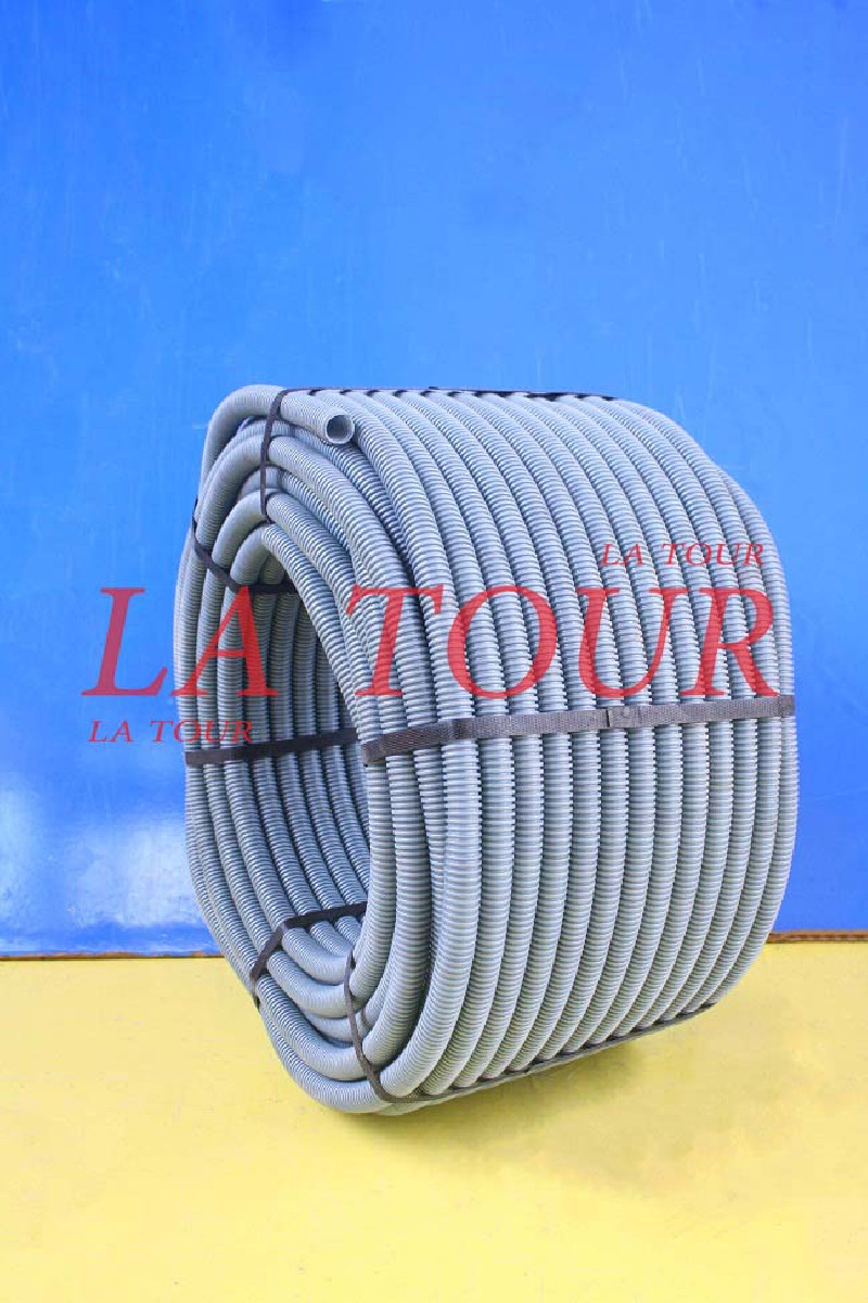 GAINE ANNELÉE Ø 20MM ROULEAU DE 100ML BULB QUALITY GRIS