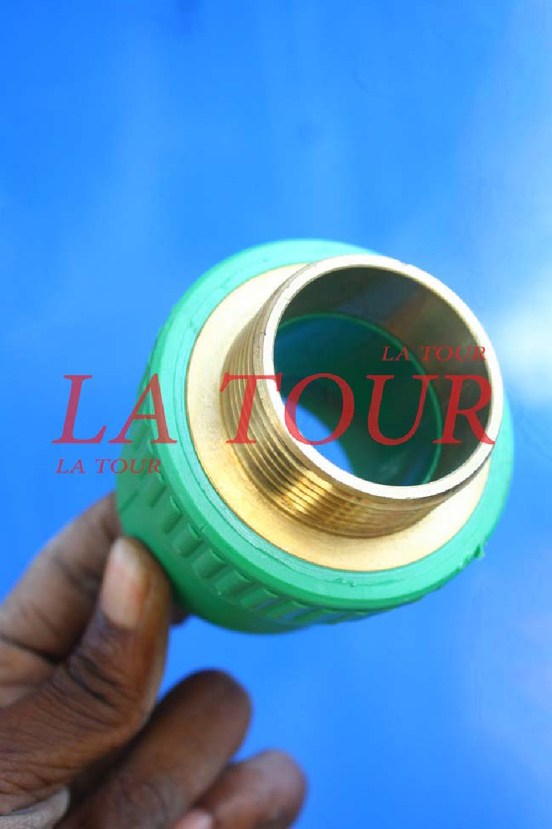 EMBOUT PPR Ø 50 MALE VERT