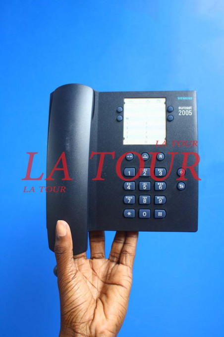 TELEPHONE FILIAIRE DE BUREAU (EUROSET2005) SIEMENS NOIR