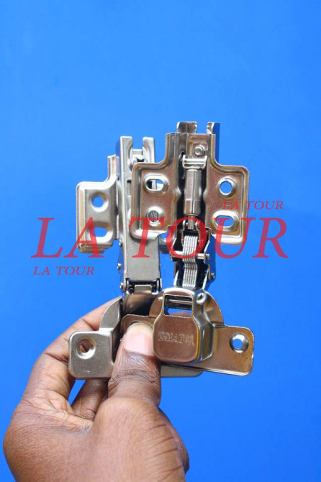 CHARNIERE INVISIBLE RALENTISSEUR HONTAY CHROME