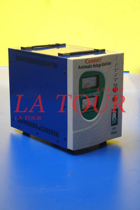 REGULATEUR DE TENSION 5000VA CENTURY BLEU