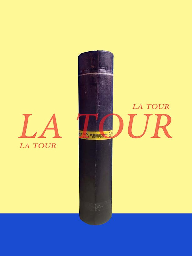 MEMBRANE BITUMINEUSE 10M² (1x10)ML A GRAIN HYRENE TUNI GRAIN ROUGE