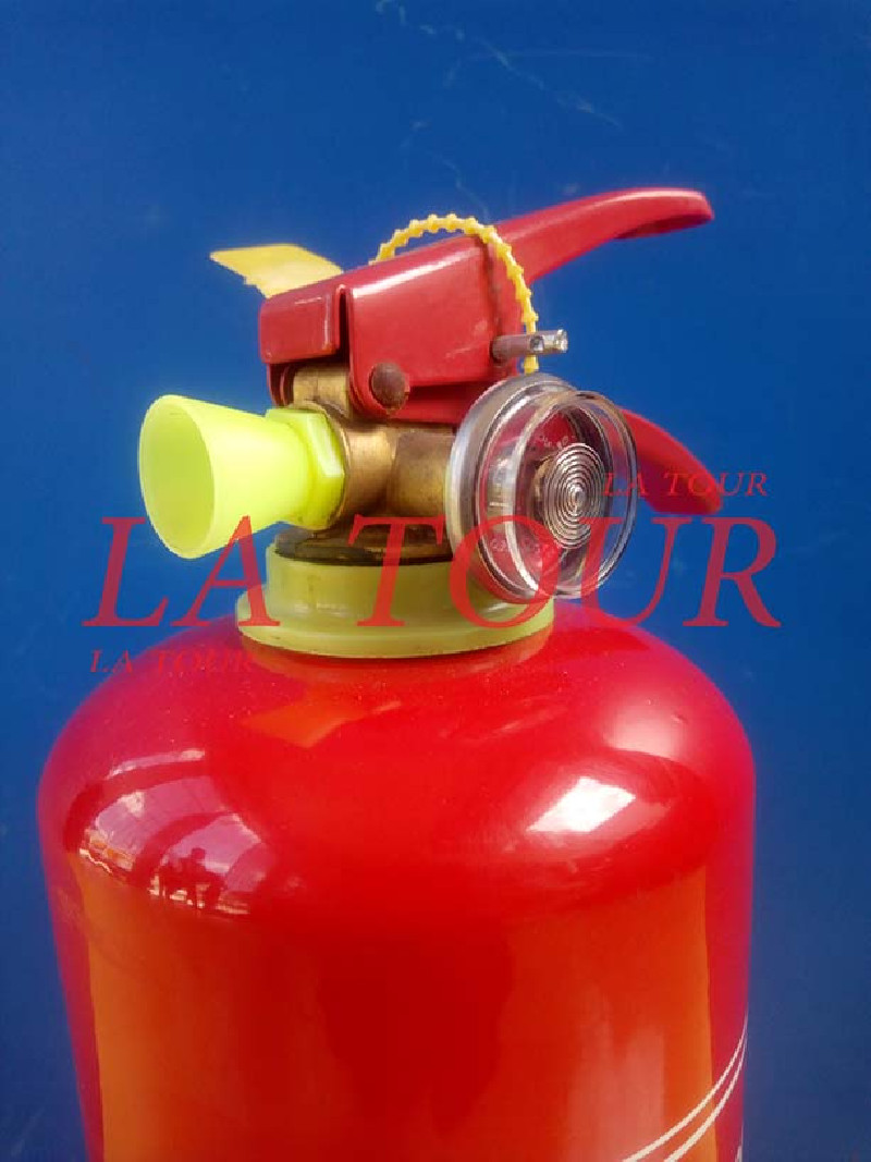 EXTINCTEUR A POUDRE 02KG A MANOMETRE (ABC) GOLD KC TOP ROUGE