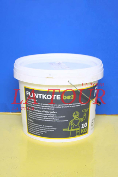 FLINTKOTE (PATE BITUMINEUSE) 10KG REF.(BE3) EXXA NOIR