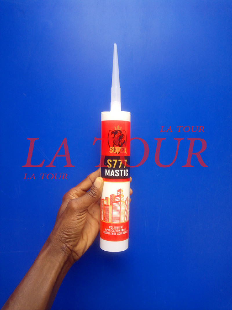 SILICONE MASTIC EN TUBE 280ML S777 BLANC