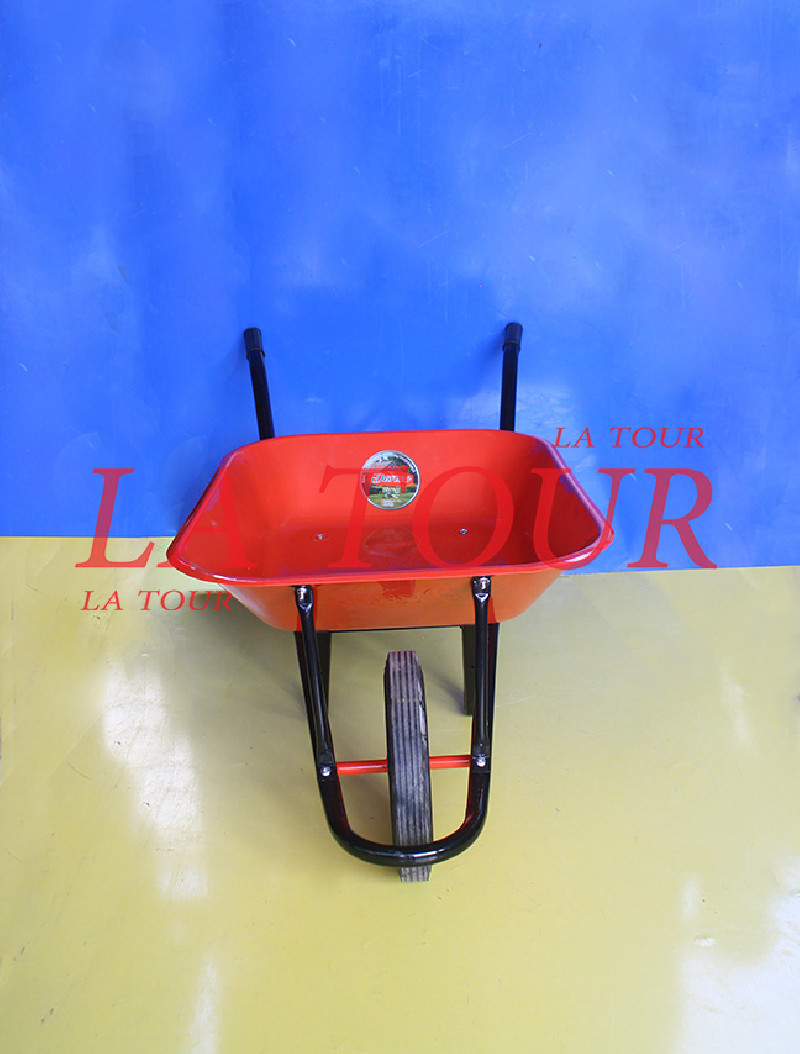 BROUETTE EN TOLE 65L DANCO ROUGE