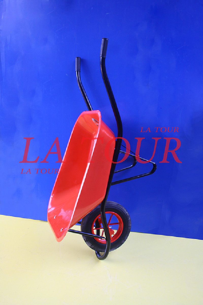 BROUETTE EN TOLE 65L DANCO ROUGE