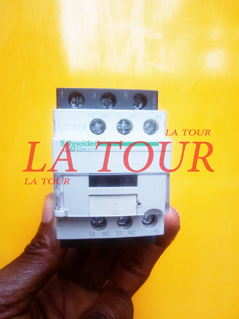 CONTACTEUR TETRAPOLAIRE 32A (LC1D18M7) SCHNEIDER GRIS