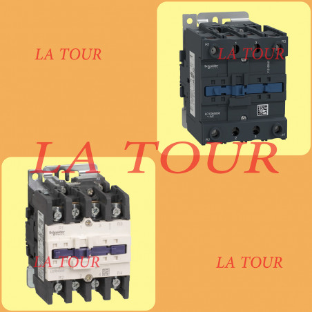 CONTACTEUR TETRAPOLAIRE 080A (LC1D65004) SCHNEIDER GRIS