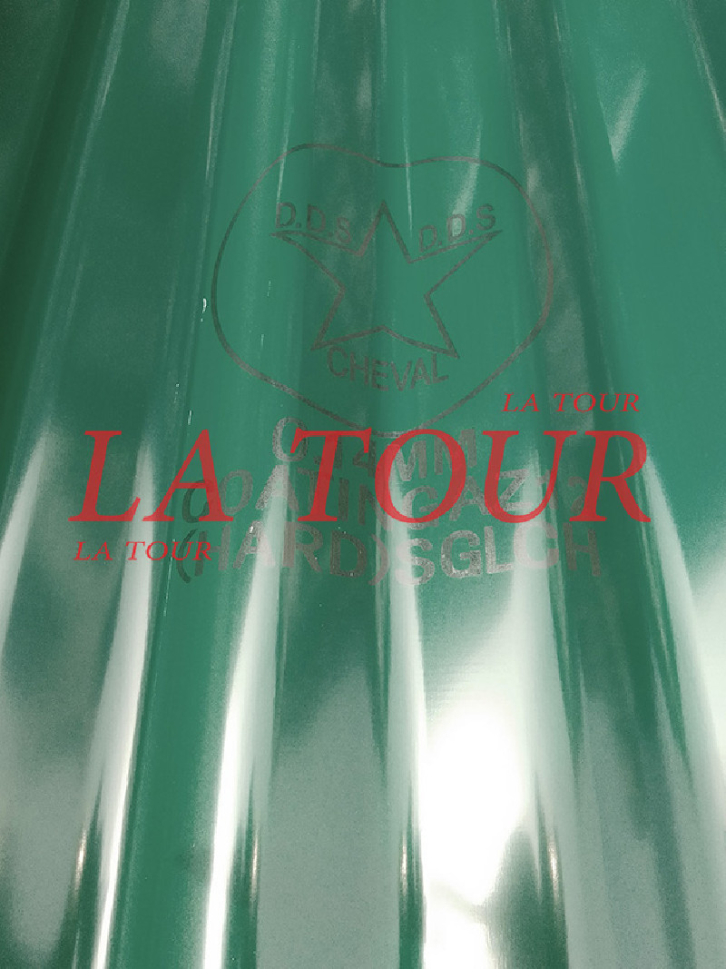 TOLE ONDULEE 2000x900x0,14MM LISSE DDS LAQUEE VERTE FONCEE