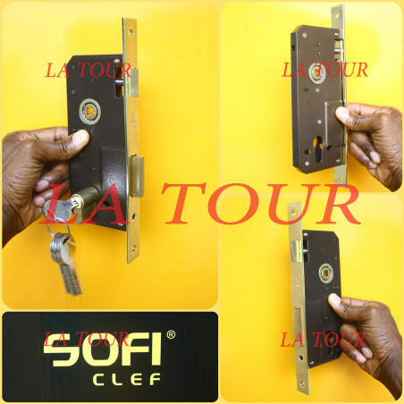 COFFRET A CYLINDRE RECTANGLE SOFICLEF BRONZE DECOR