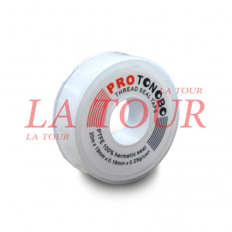 TEFLON PLASTIQUE (20x19x0,16)MM PRO TONOBO BLANC